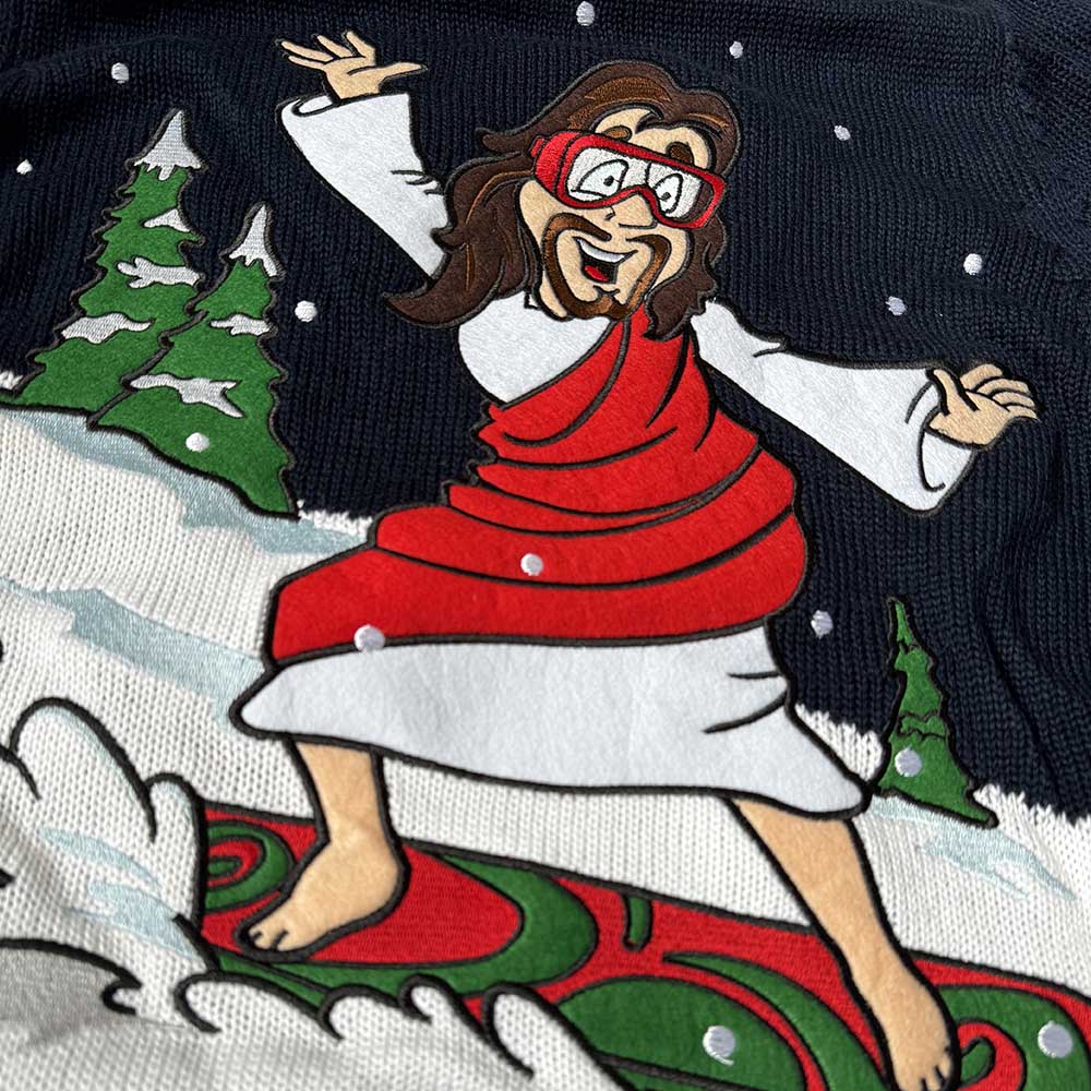 Extreme Jesus – funkychristmasjumpers