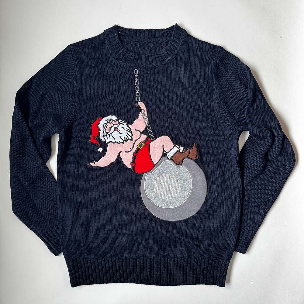 Wrecking Ball Santa – funkychristmasjumpers